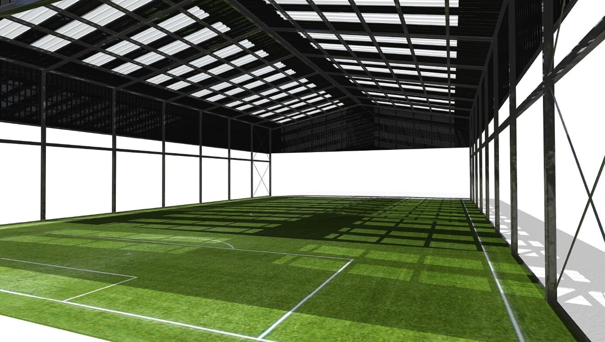 MUGA-shade: Modular Sports Canopy For Year-Round School Use